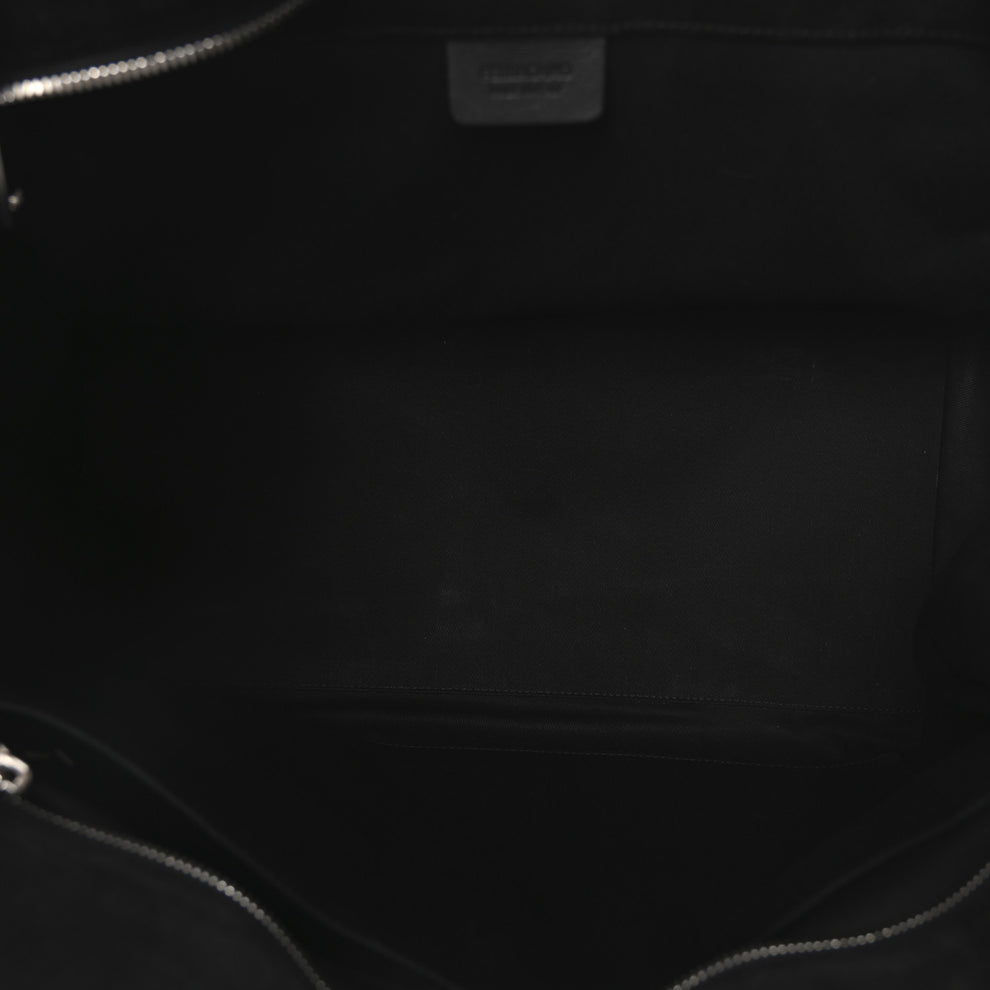Salvatore Ferragamo Suede Mens Wanda Tote Bag Black 1726977 – FASHIONPHILE
