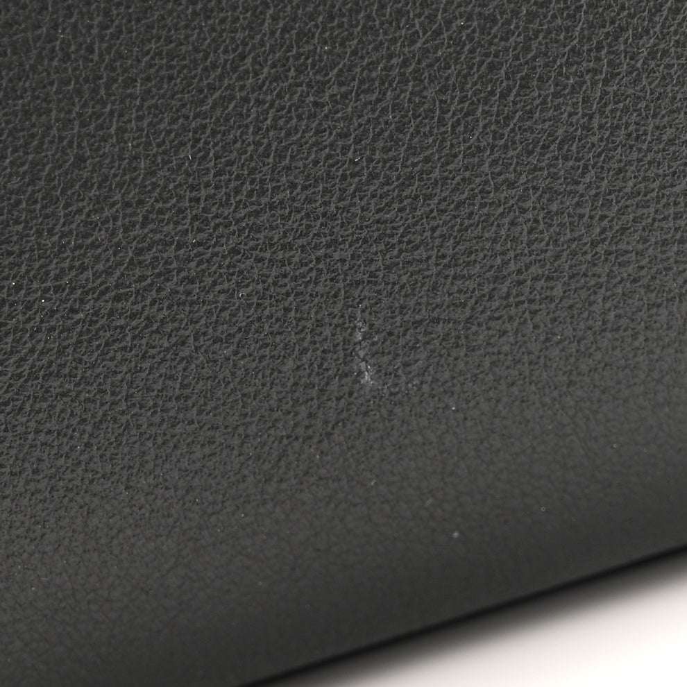 Christian Dior Calfskin Medium Diordouble Zip Pouch Black 1791865 ...