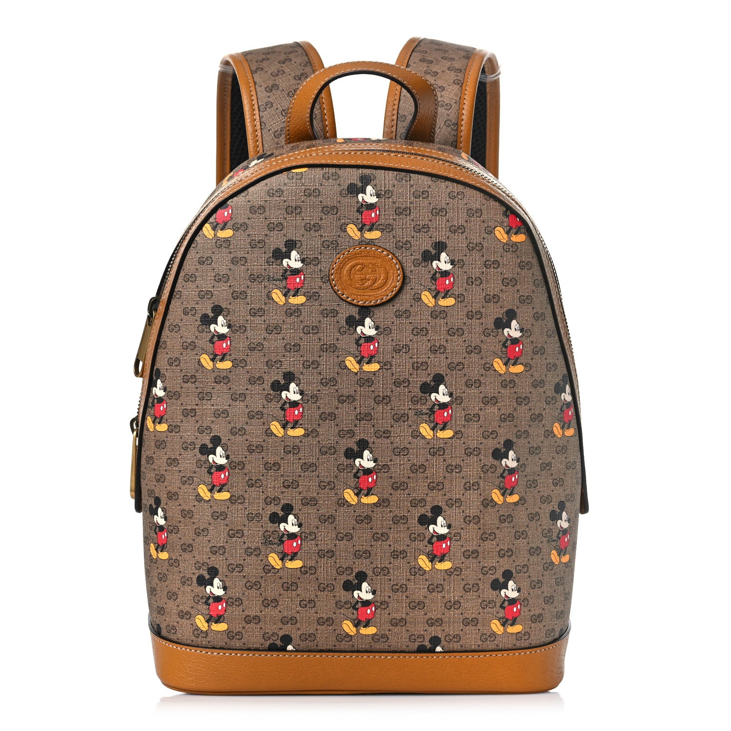 Gucci X DISNEY Mini Vintage GG Supreme Monogram Mickey Mouse Small Dome ...