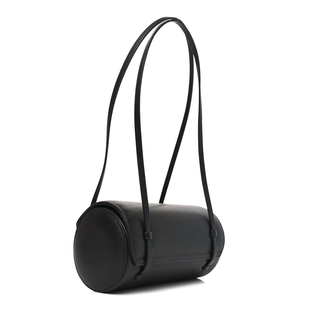 Chanel Shiny Caviar Preppy Coco Small Bowling Bag Black 1815400 ...