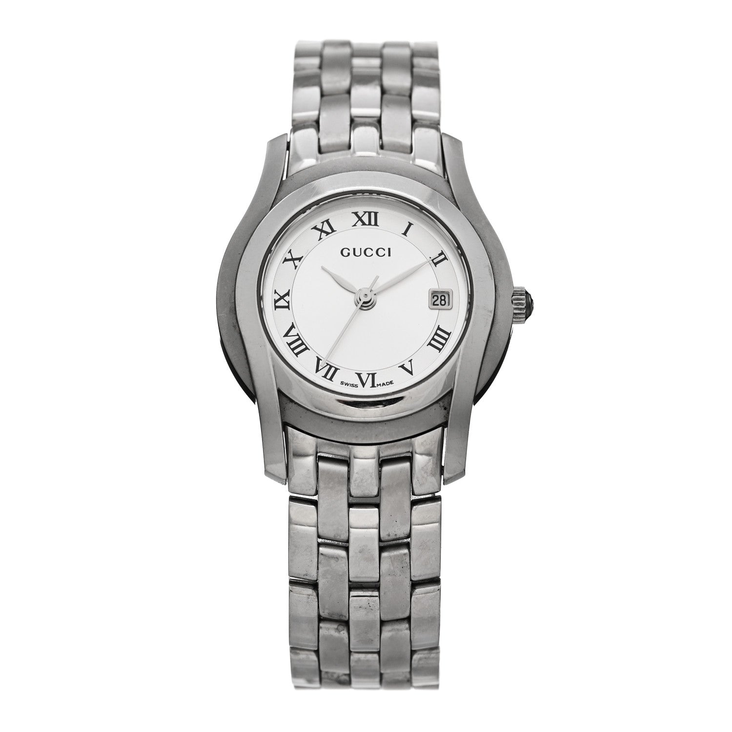 Gucci Stainless Steel 27mm 5500L Quartz Watch 1637505 – FASHIONPHILE