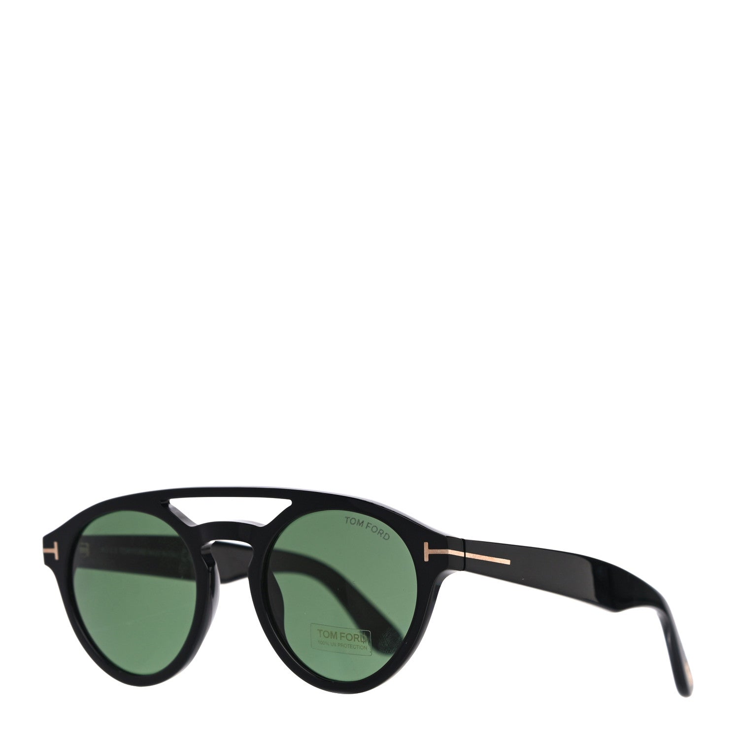 Tom Ford Clint Round Sunglasses TF537 Black 932725 – FASHIONPHILE
