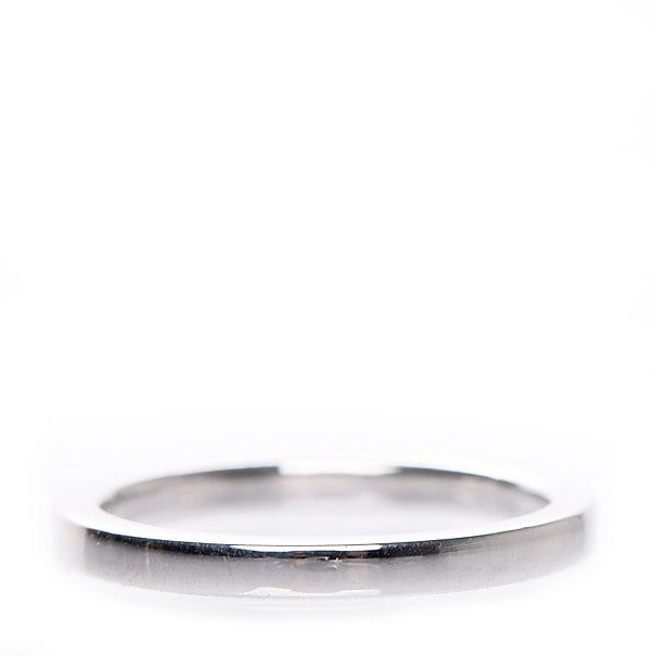 Chopard 18K White Gold Wedding Band Ring 7 228657 – FASHIONPHILE