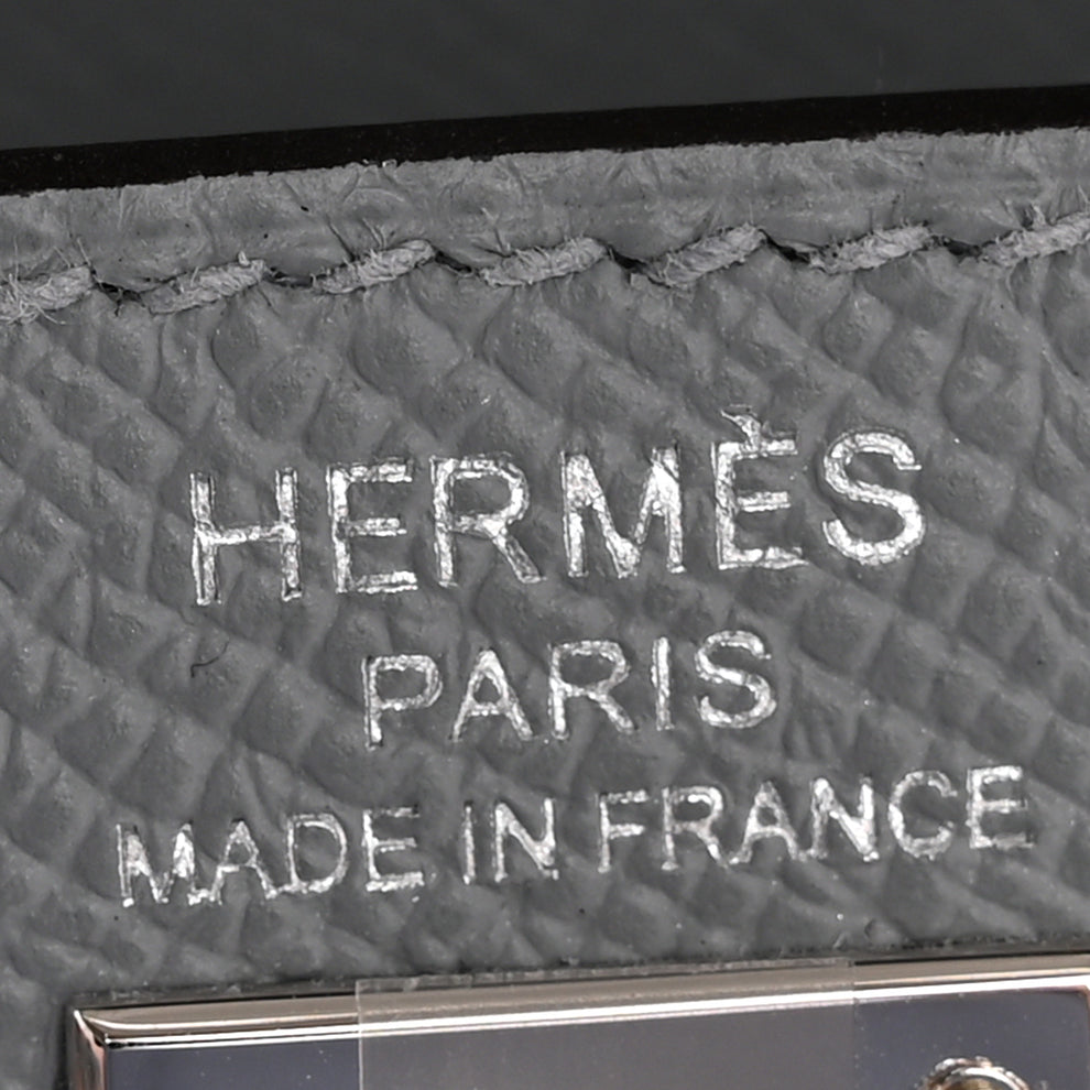 Hermes Epsom Kelly Sellier 25 Gris Pantin 1782034 – FASHIONPHILE