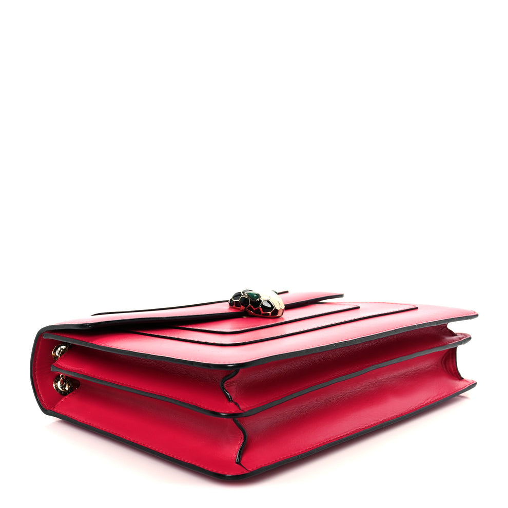 Bulgari Calfskin Serpenti Forever Shoulder Bag Pink 1786943 – FASHIONPHILE