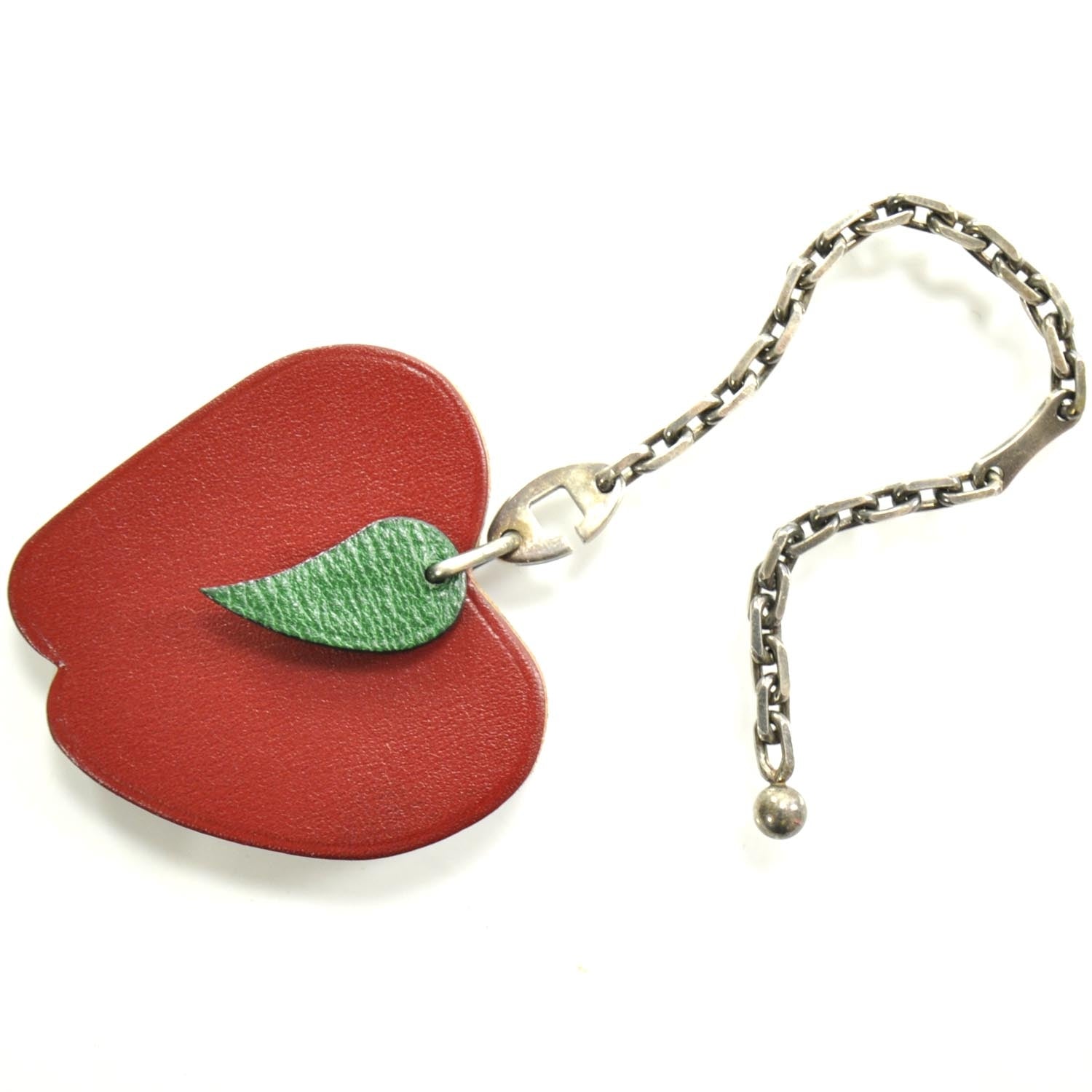 Hermes Barenia Apple Key Chain 23144 – FASHIONPHILE