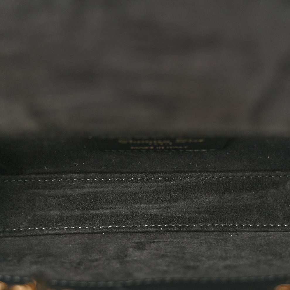 Christian Dior Lambskin Cannage Micro Lady D-Joy Black 1786947 ...