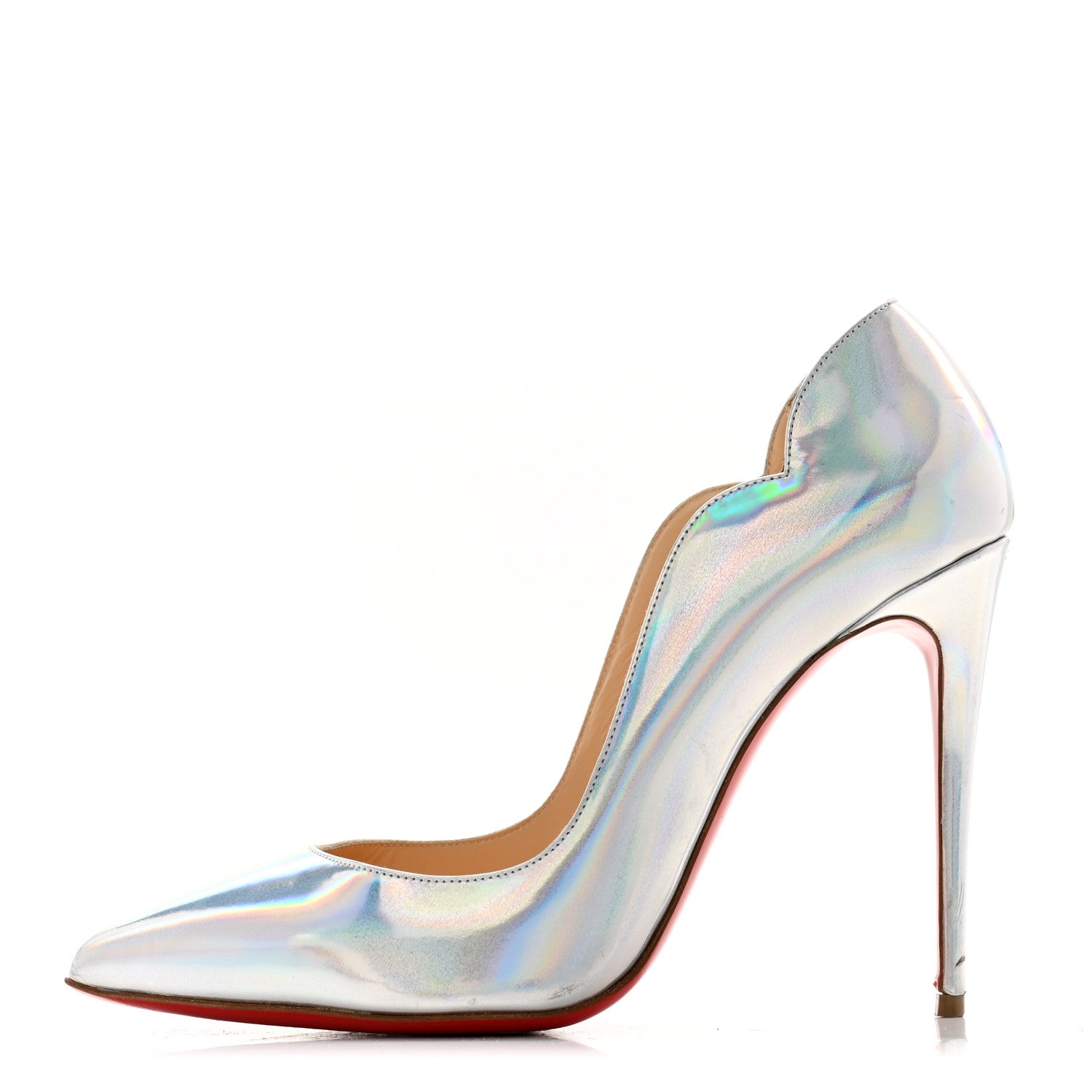 Christian Louboutin Specchio Laser So Kate 120 Pumps 39 Silver 1560435 ...