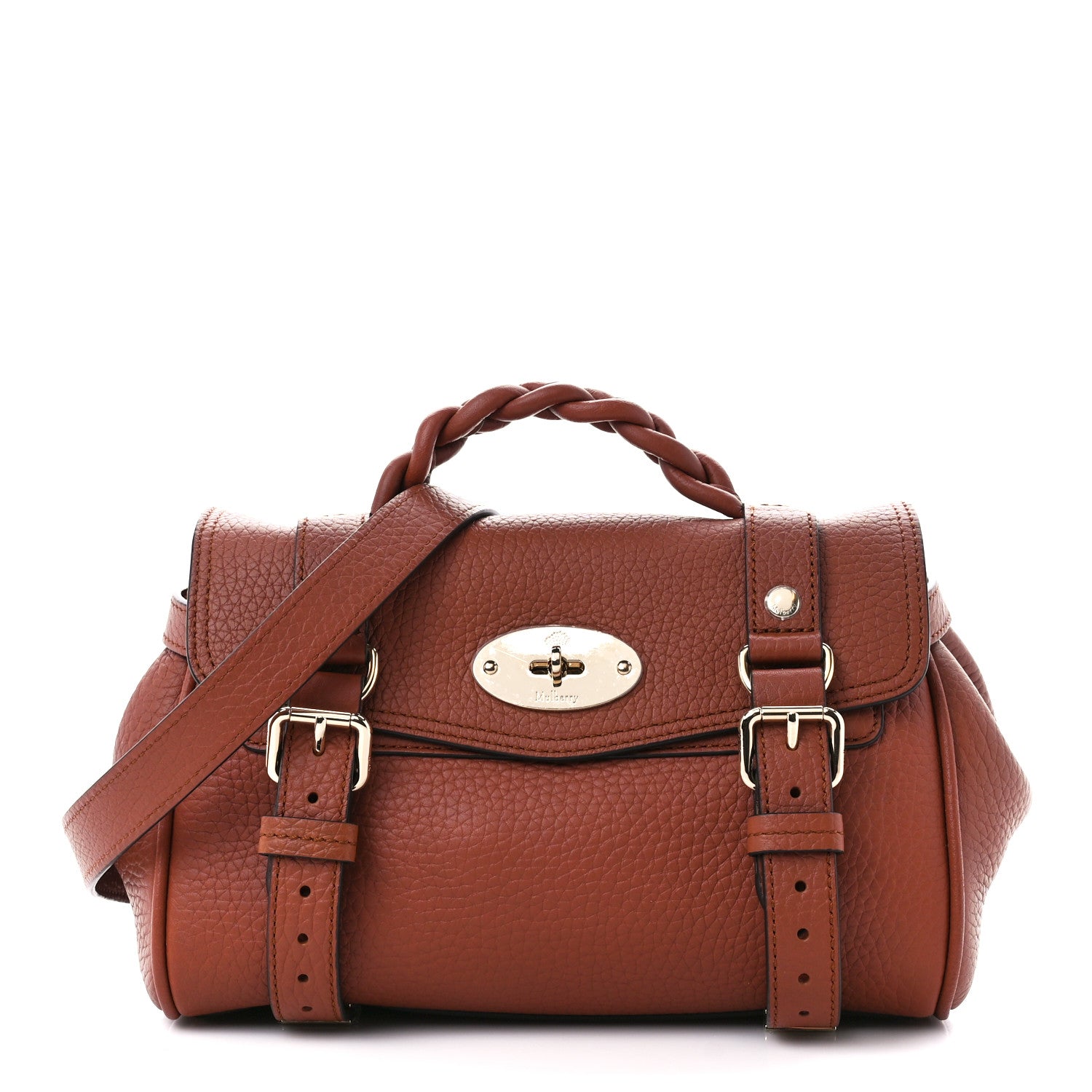 Mulberry Heavy Grain Mini Alexa Chestnut 1356934 – FASHIONPHILE