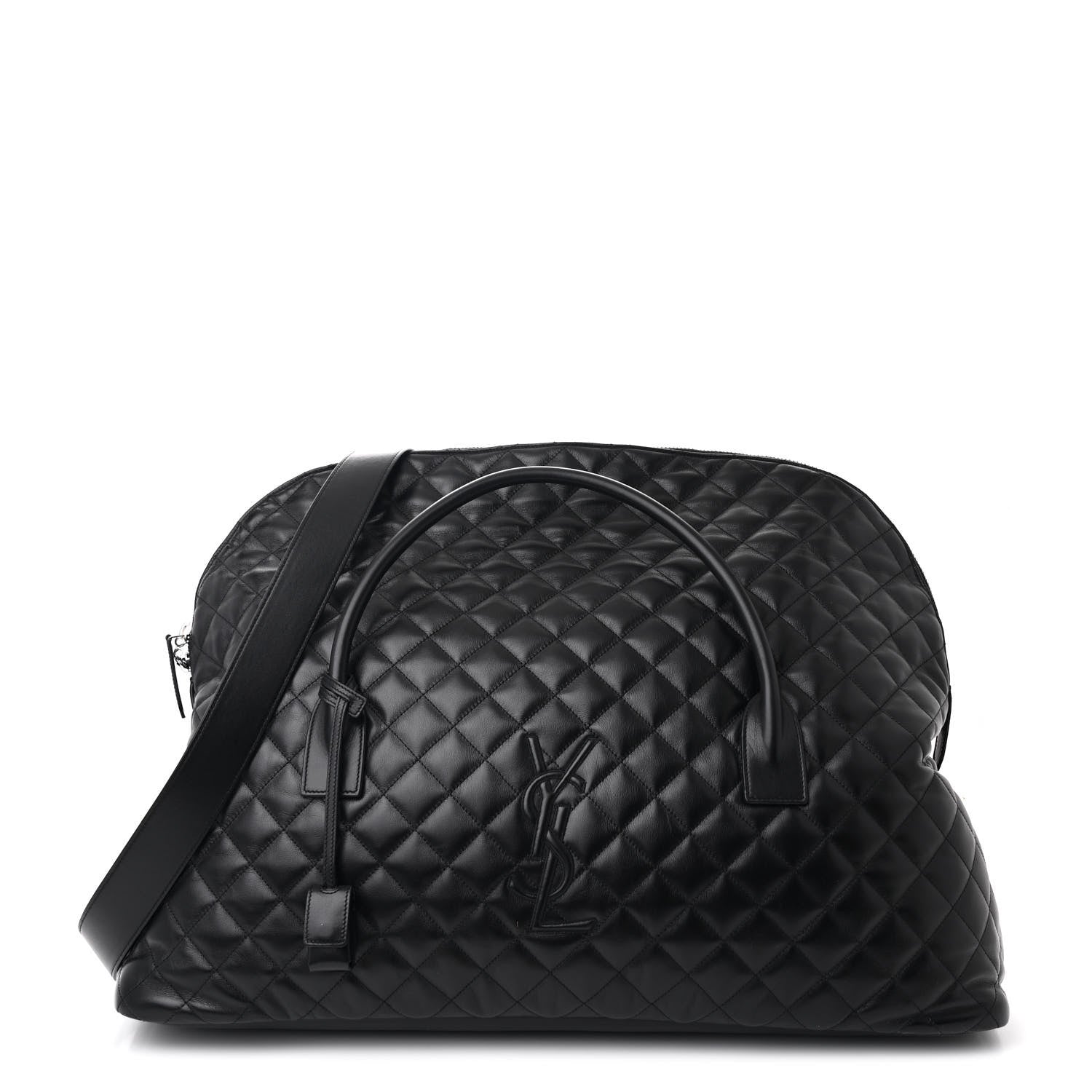 Saint Laurent Calfskin Quilted ES Giant Travel Bag Black 1701255 ...