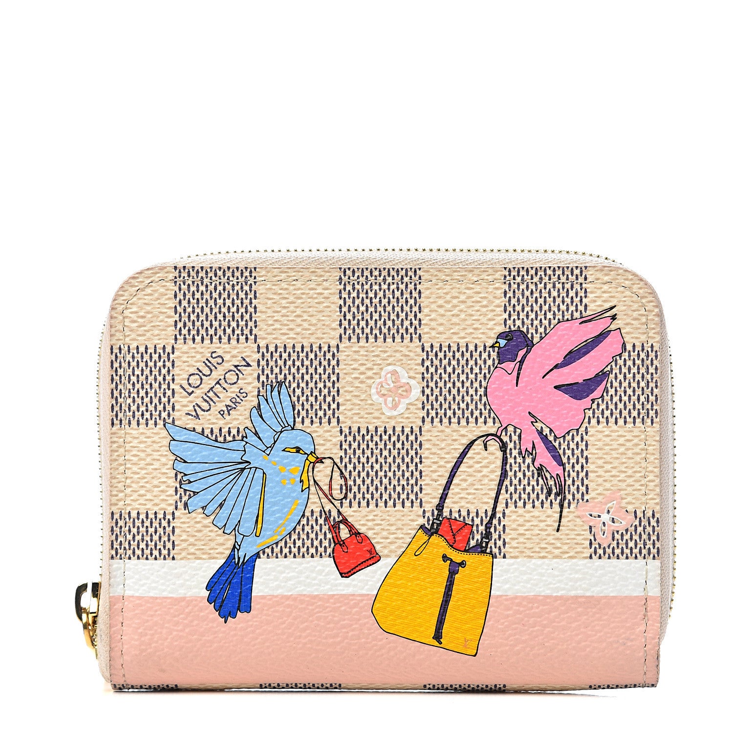 Louis Vuitton Damier Azur 2018 Christmas Animation Zippy Coin Purse ...