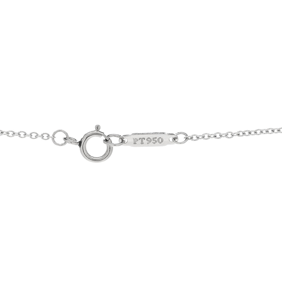 Tiffany Platinum 18K Yellow Gold Diamond Schlumberger Ten Stone Cross ...
