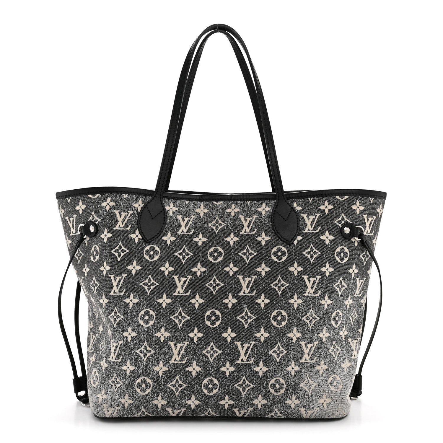 Louis Vuitton Denim Monogram Jacquard Neverfull MM Grey 1767022 ...