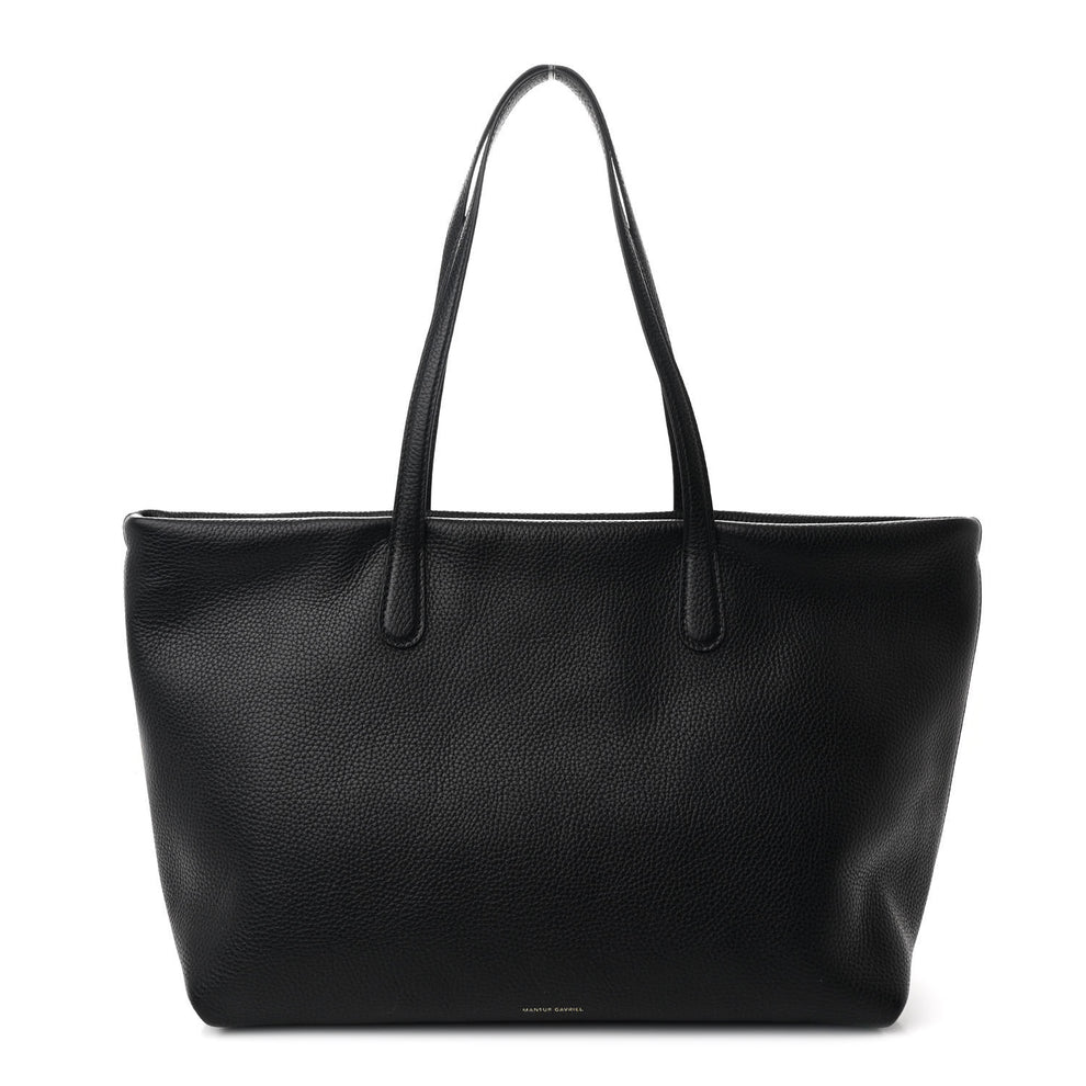 Mansur Gavriel Pebbled Calfskin Everyday Zip Tote Black 1698268 ...