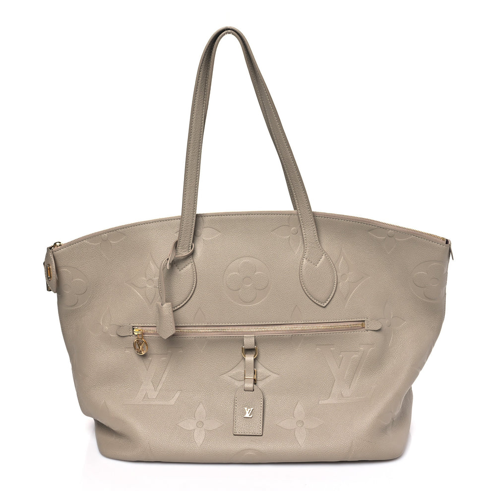 Louis Vuitton Empreinte Monogram Giant Travel Bag Tourterelle Creme ...