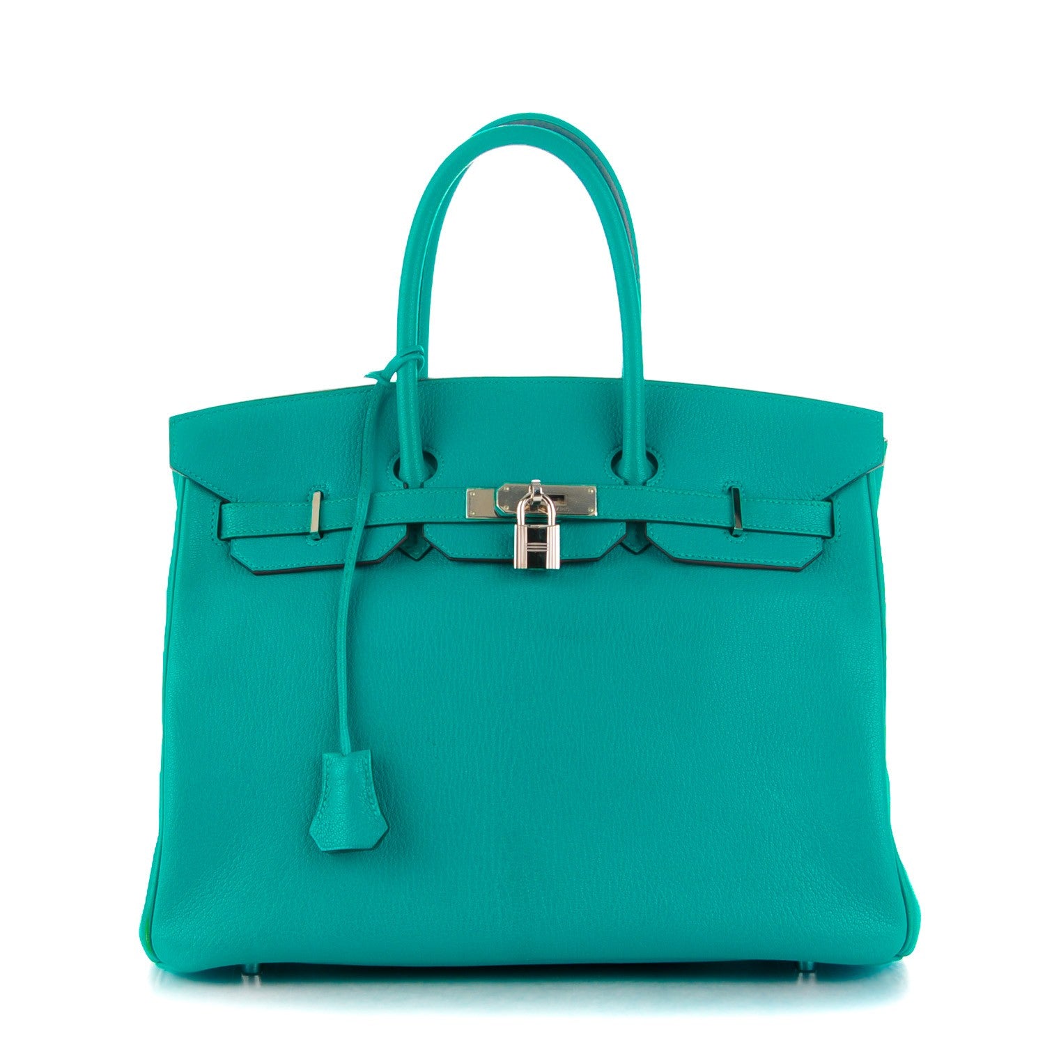 Hermes Chevre de Coromandel Birkin 35 Bleu Paon 164821 – FASHIONPHILE