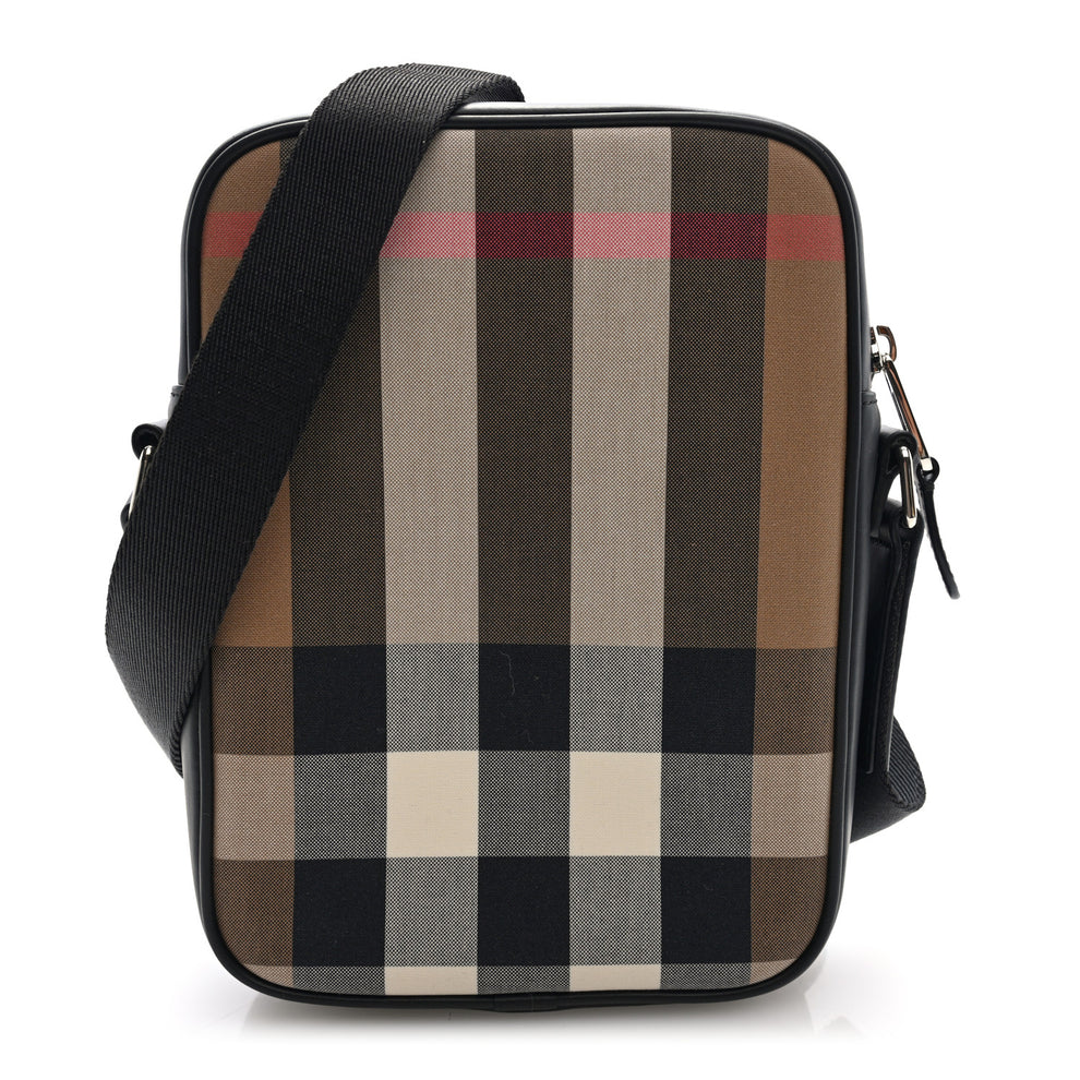 Burberry Canvas Super Exploded Check Vertical Paddy Camera Bag Taupe ...