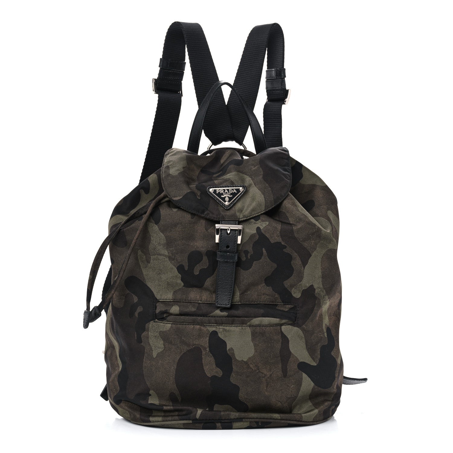Prada Tessuto Nylon Camouflage Print Cinch Backpack Mimetico 1513993 ...