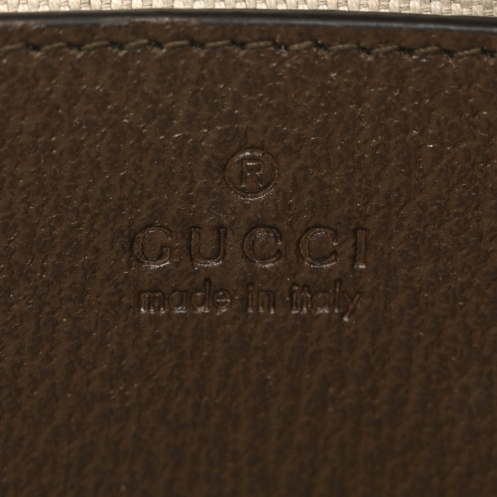 Gucci GG Supreme Monogram Textured Dollar Calfskin Small Ophidia Hobo ...