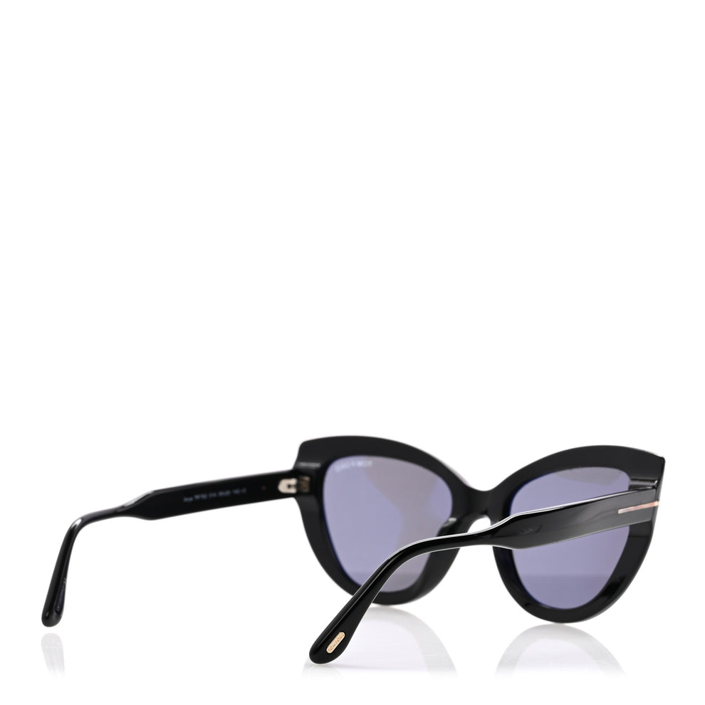 Tom Ford Acetate Anya Cat Eye Sunglasses TF762 Black 1808295 – FASHIONPHILE