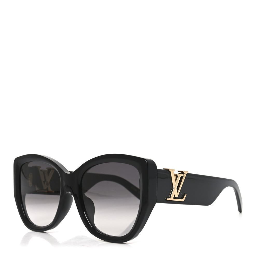 Louis Vuitton LV Icon Cat Eye Sunglasses Z1733E Black 1850978 ...