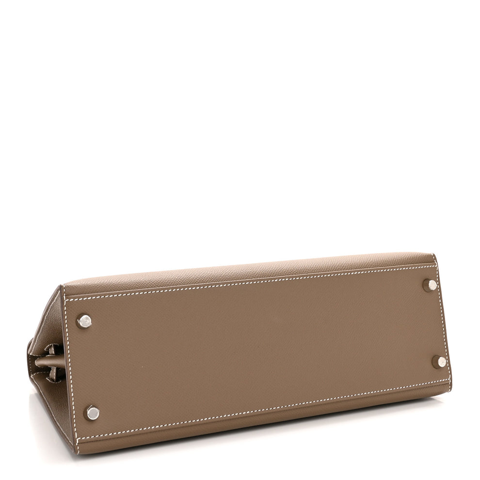 Hermes Epsom Kelly Sellier 32 Etoupe 1788154 – FASHIONPHILE