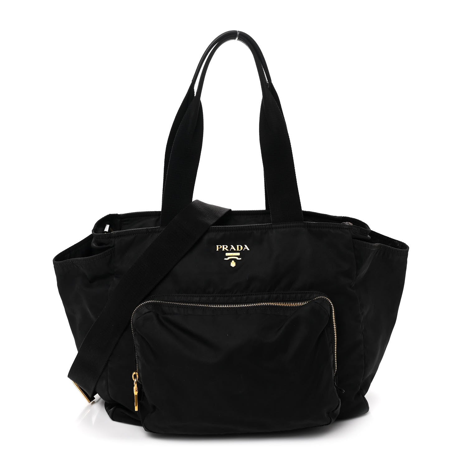 Prada Nylon Vela Baby Bag Black 1619814 – FASHIONPHILE