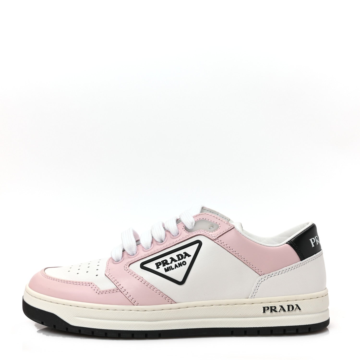 Prada Vitello Sport Spazzolato Rois Rubber Triangle Logo Perforated ...
