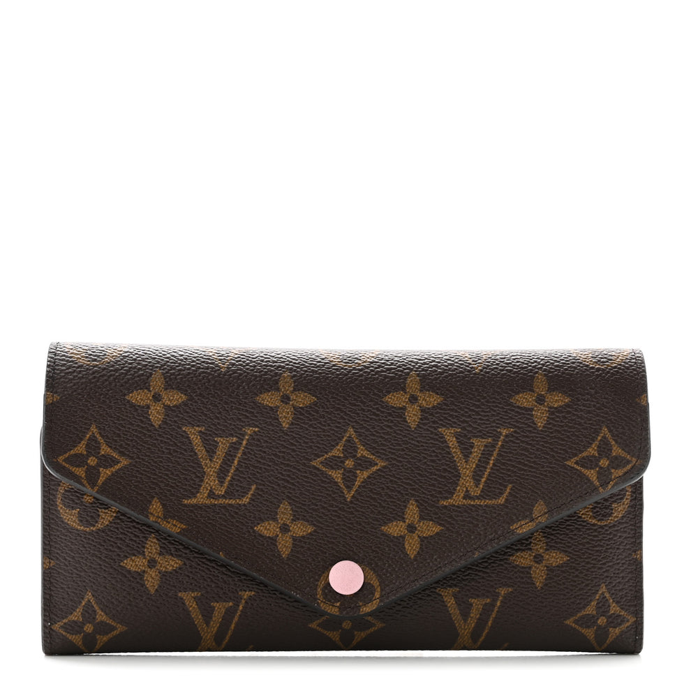 Louis Vuitton Monogram Josephine Wallet Rose Ballerine 1893370 ...