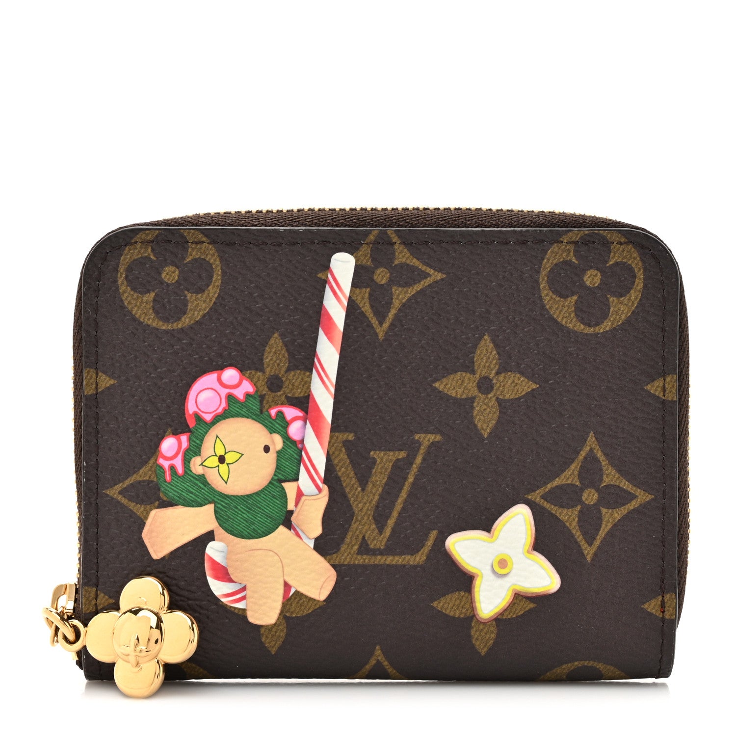 Louis Vuitton Monogram 2024 Christmas Animation Candy Factory Zippy ...
