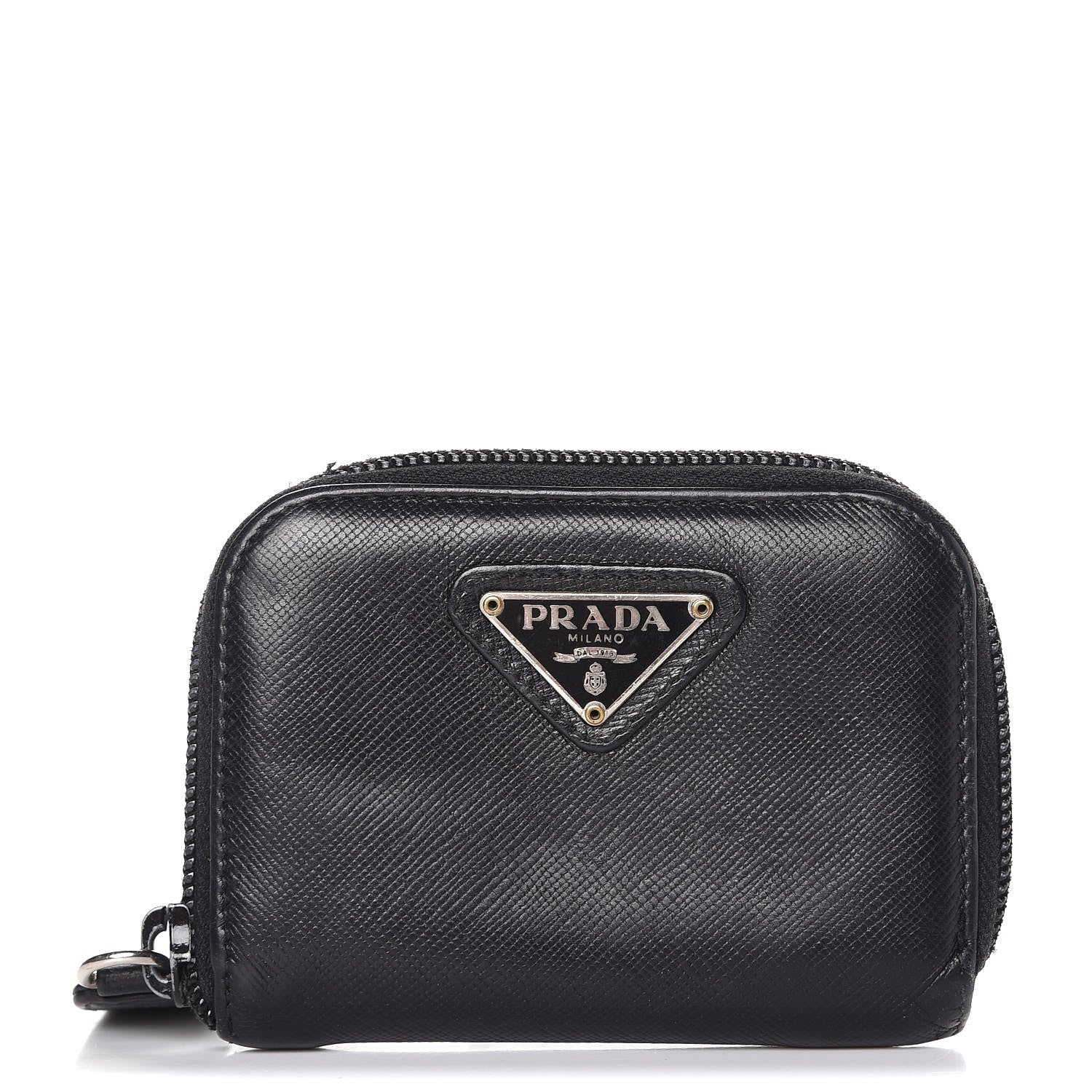 Prada Saffiano Coin Purse Black 270544 – FASHIONPHILE