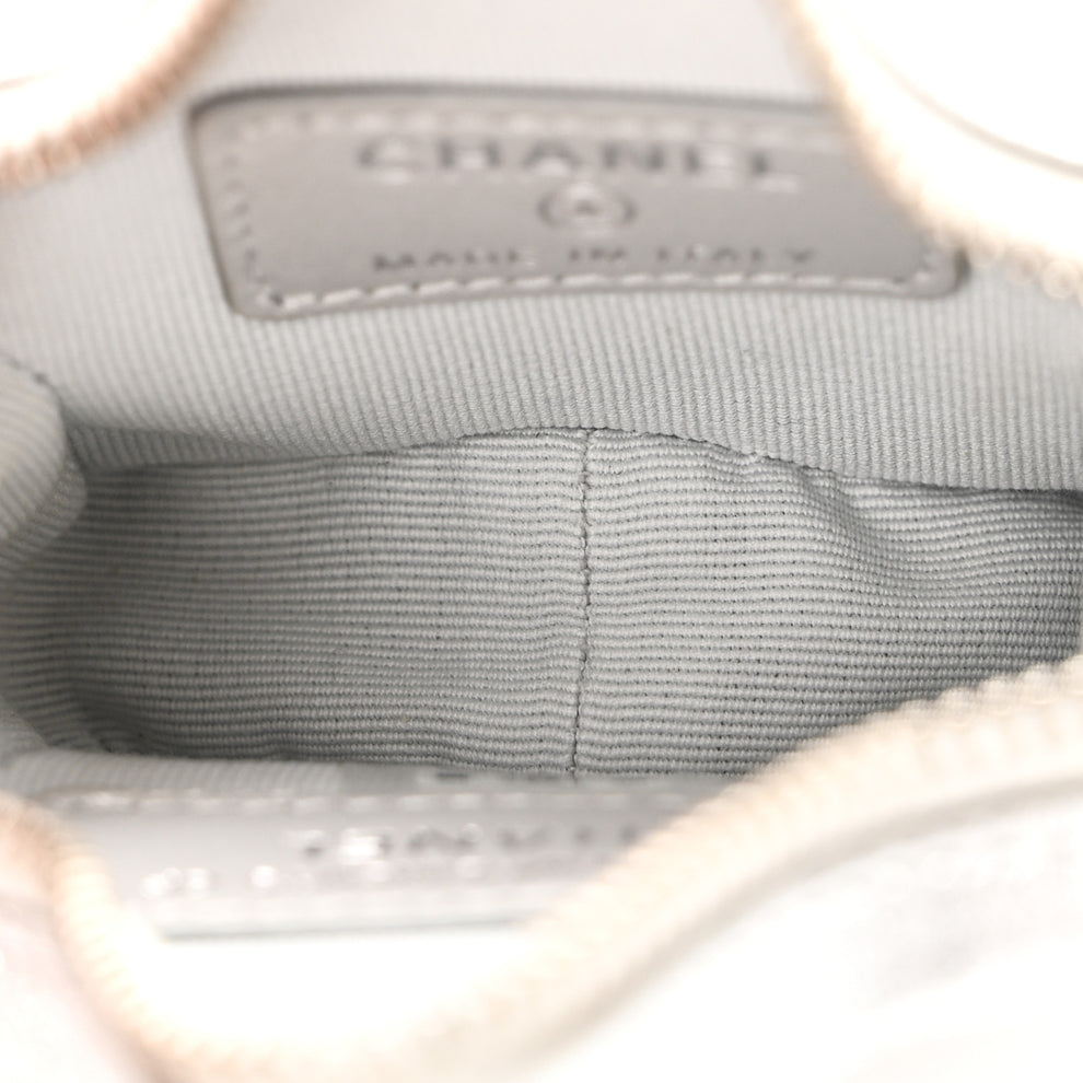 Chanel Metallic Lambskin Walk Of Fame Star Clip On Coin Purse Silver ...