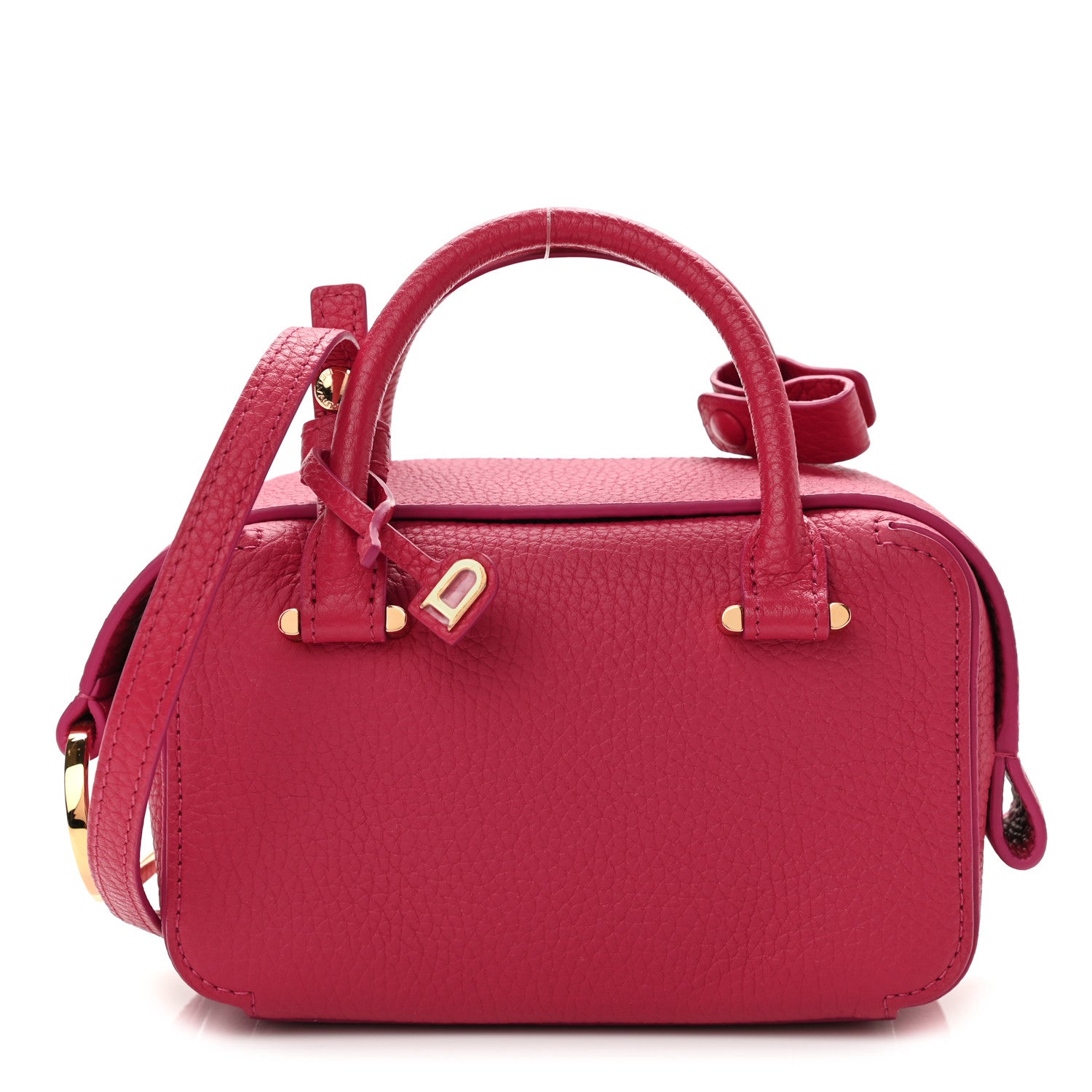 Delvaux Taurillon Soft Nano Cool Box Satchel Framboise 1056324 ...