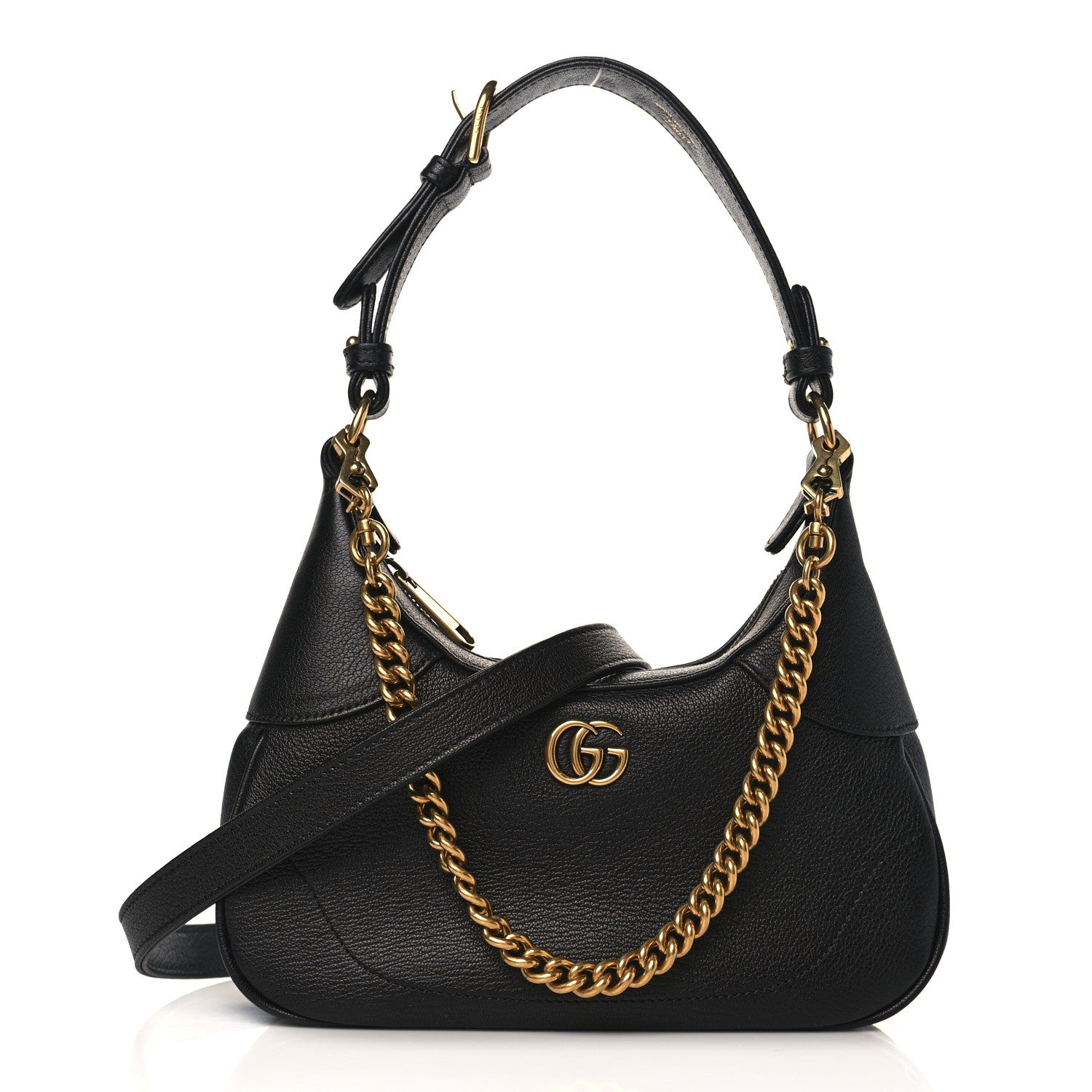 Gucci Goatskin Small Aphrodite Shoulder Bag Black 1188697 – FASHIONPHILE