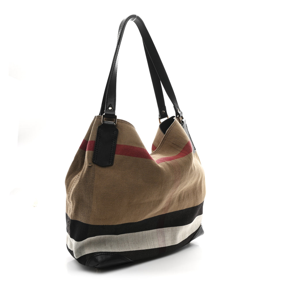 Burberry Canvas Mega Check Medium Maidstone Black 1825866 – FASHIONPHILE