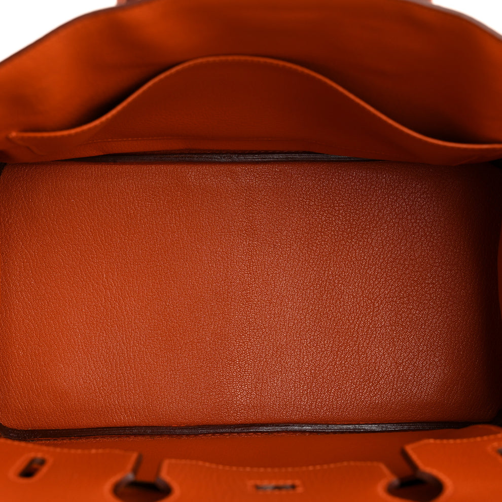 Hermes Chevre de Coromandel Birkin 35 Potiron 1796649 – FASHIONPHILE