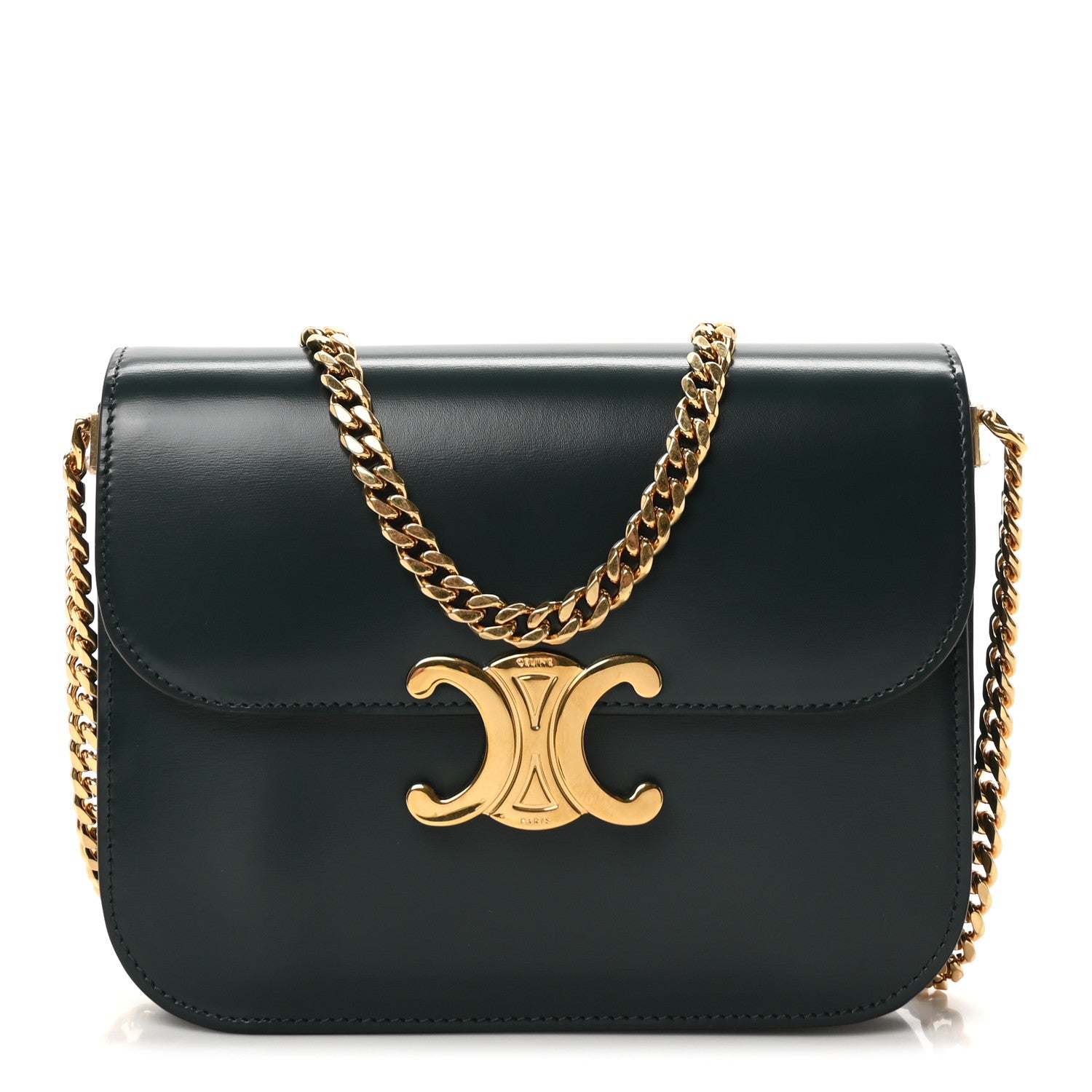 Celine Shiny Calfskin College Triomphe Amazone 1736286 – FASHIONPHILE