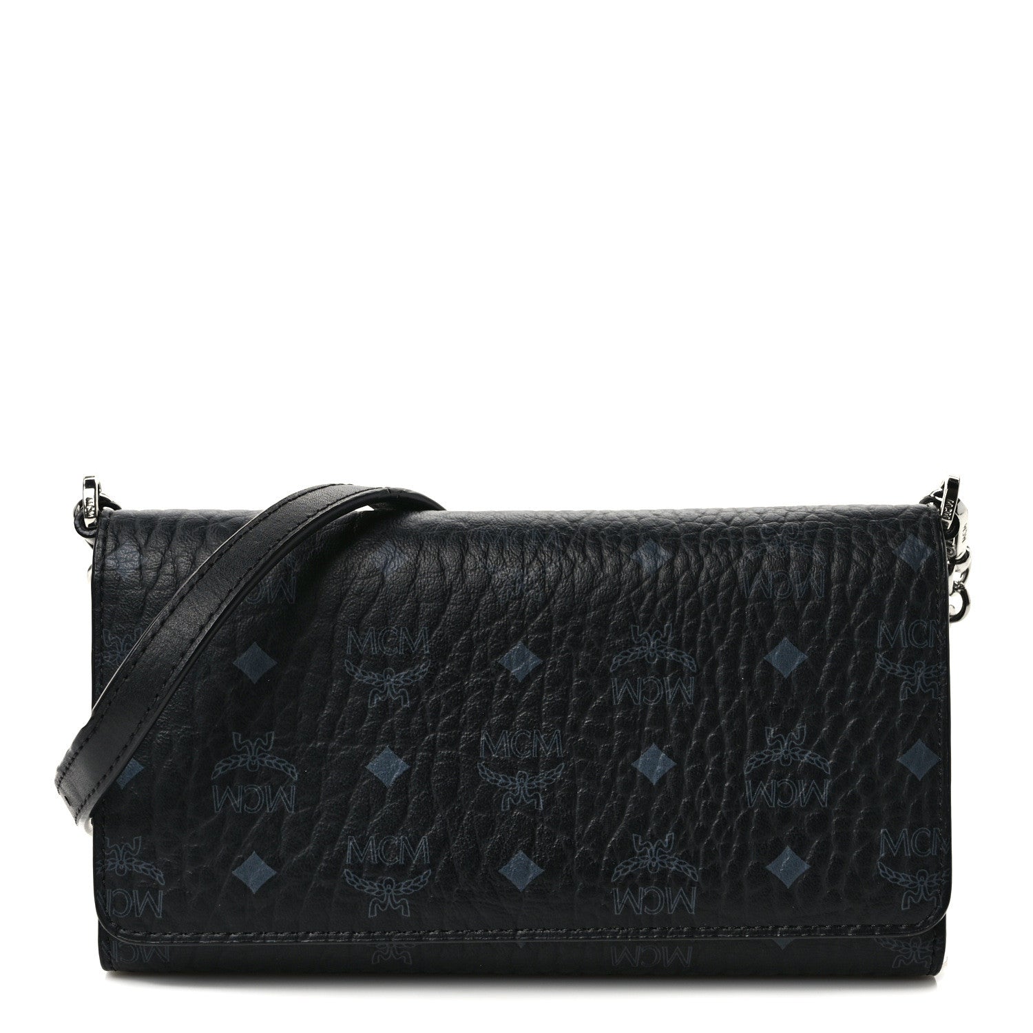 MCM Visetos Wallet On Chain Black 1470446 – FASHIONPHILE