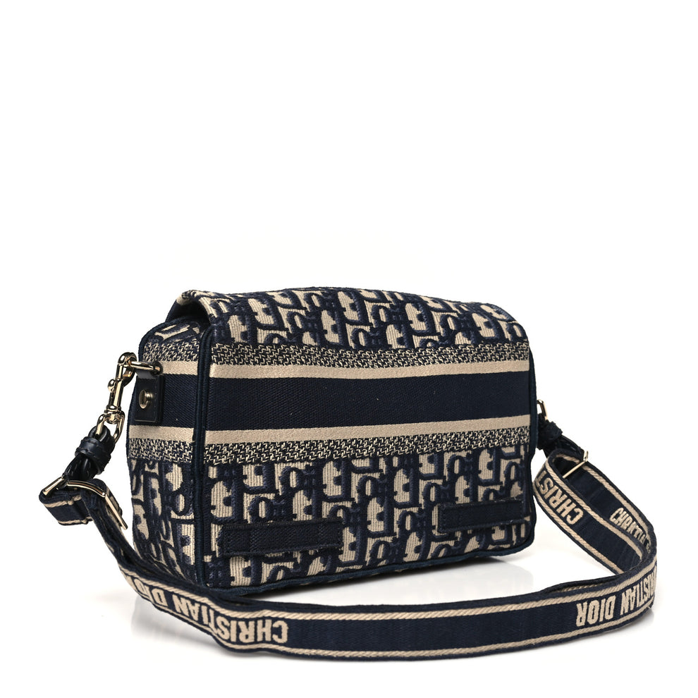 Christian Dior Oblique Small Diorcamp Messenger Blue 1773040 – FASHIONPHILE
