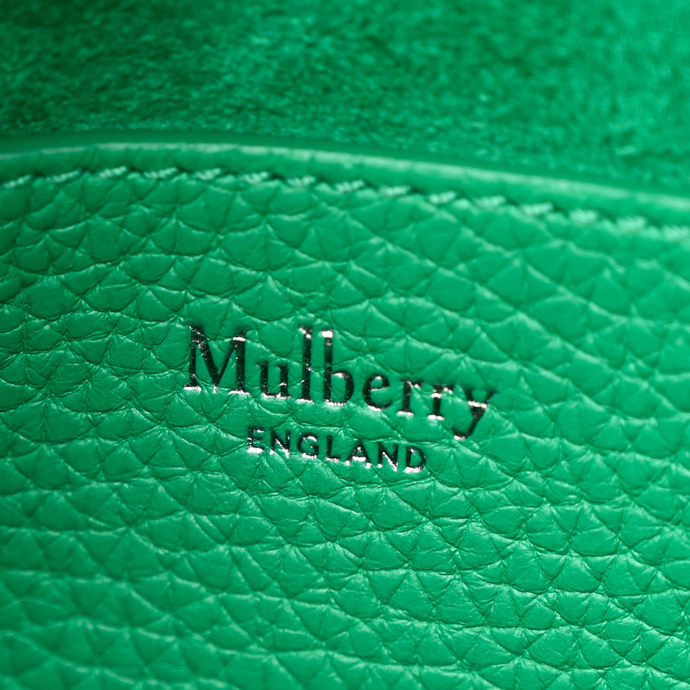 Mulberry Heavy Grain Mini Alexa Lawn Green 1792531 – FASHIONPHILE