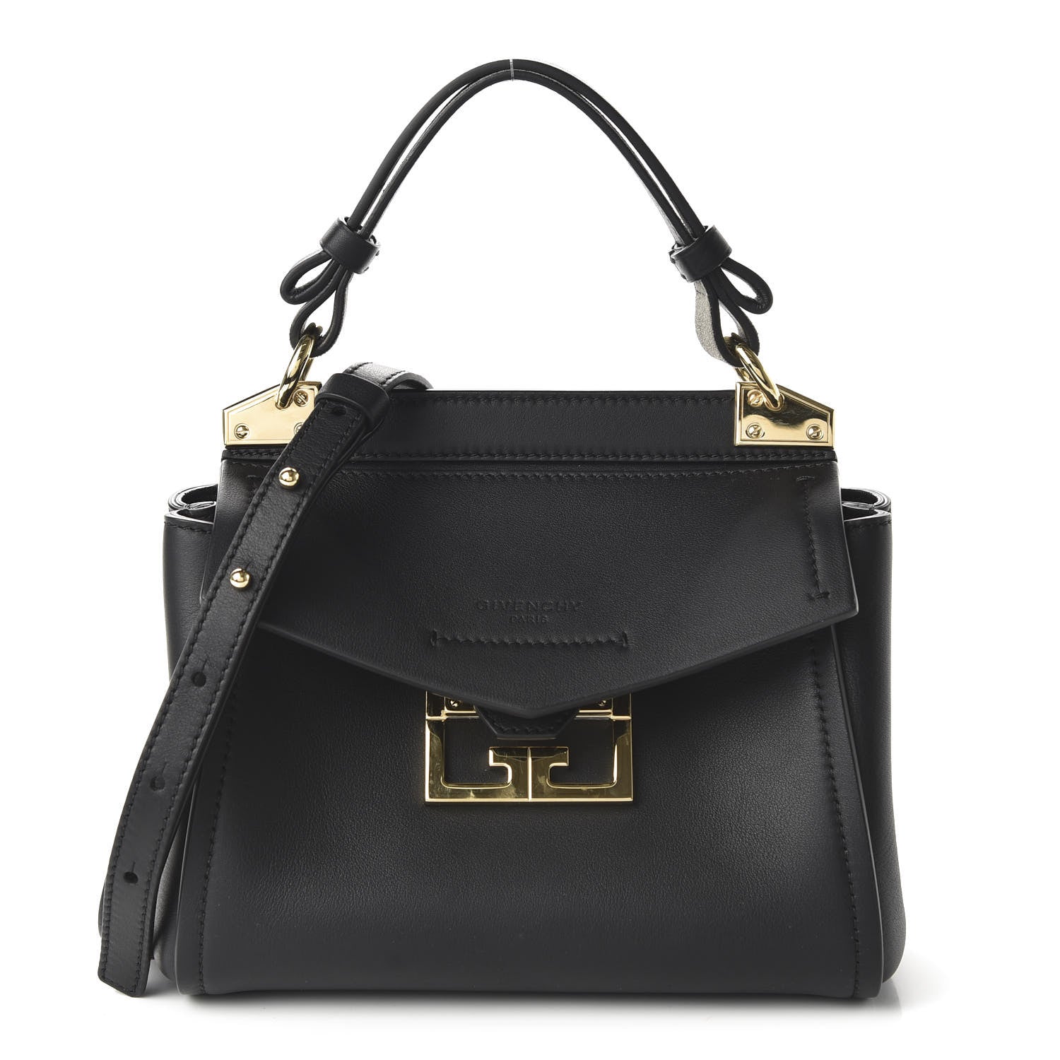 Givenchy Calfskin Mini Mystic Shoulder Bag Black 683613 – FASHIONPHILE