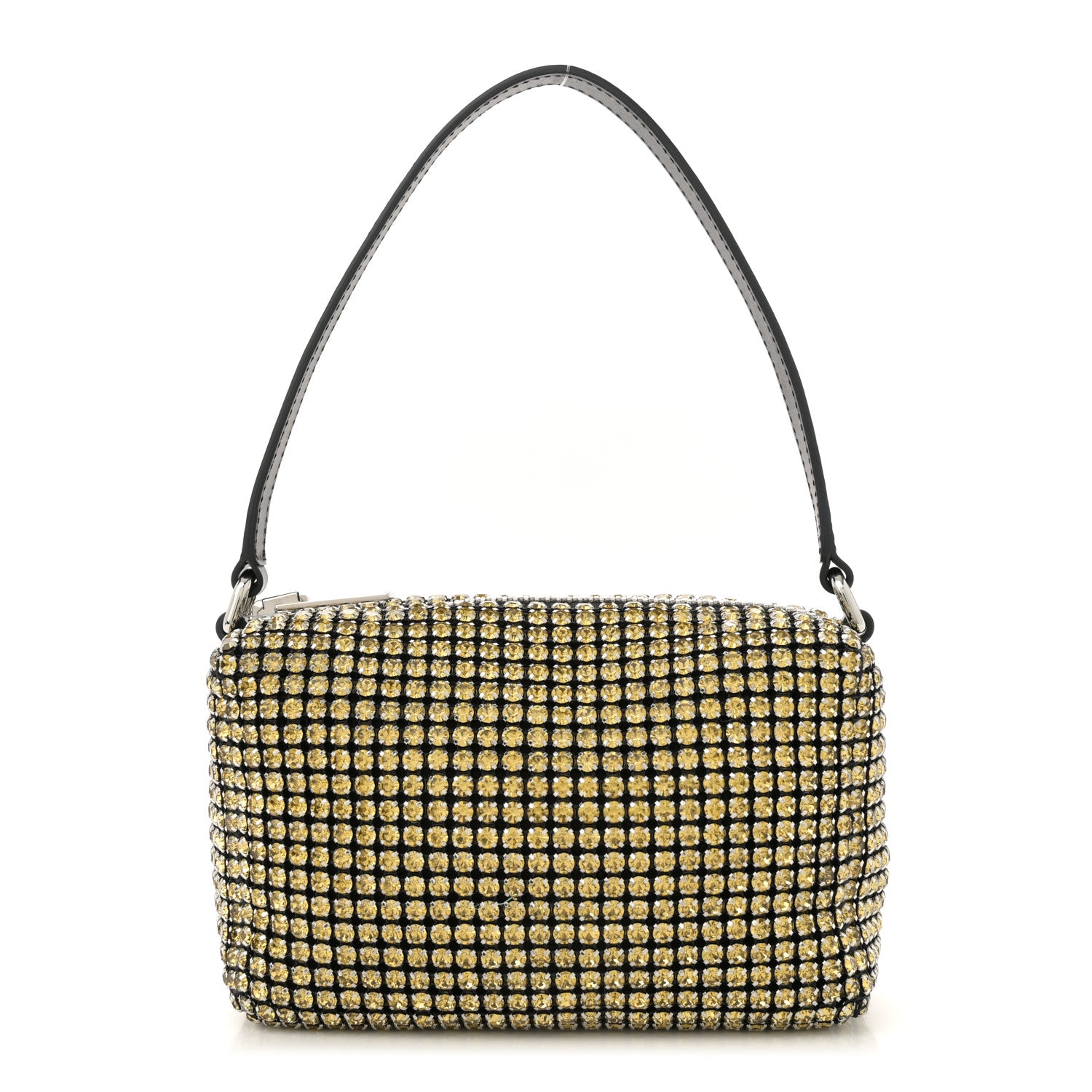 Alexander Wang Mesh Crystal Rhinestone Mini Heiress Pouch Porcelain ...