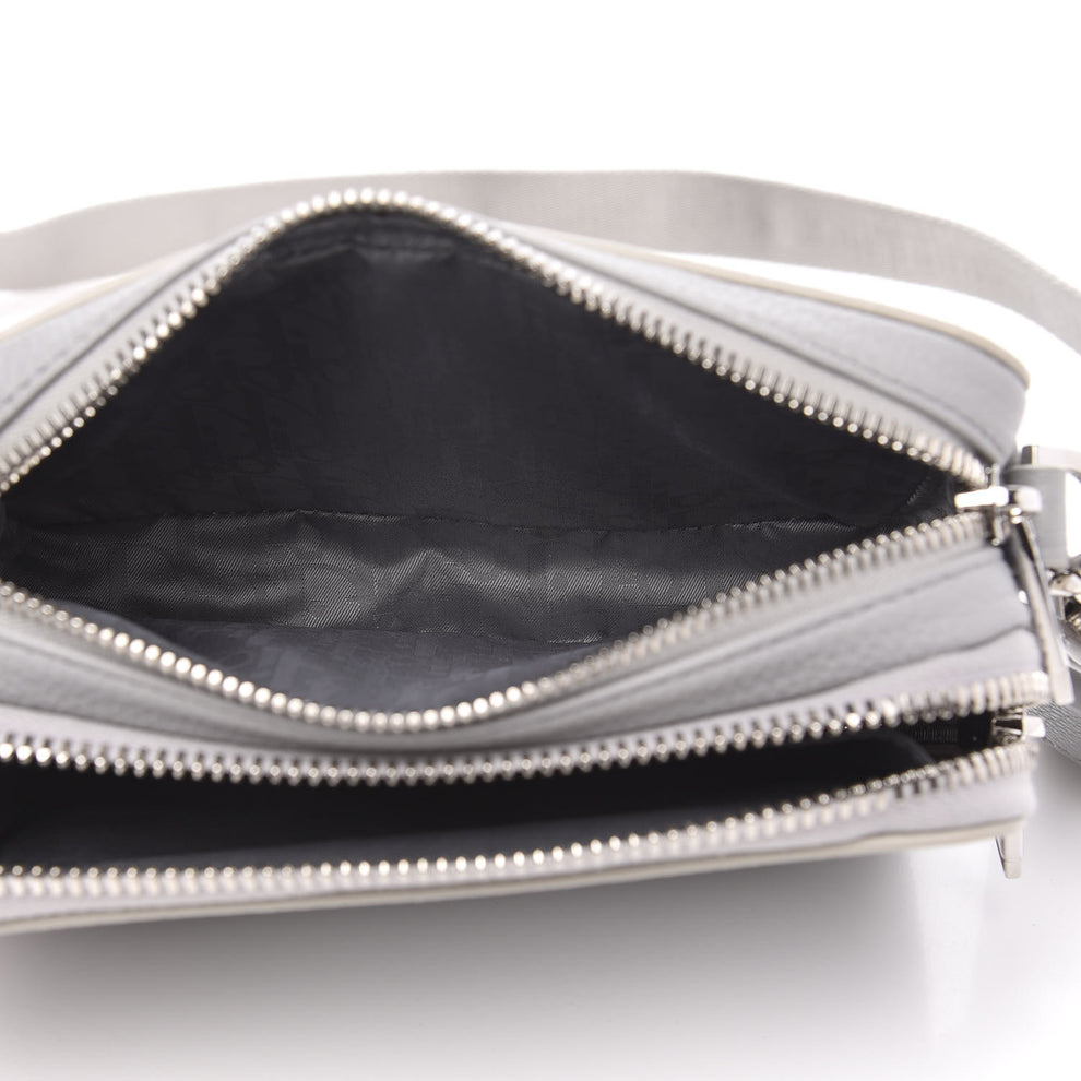 Christian Dior X AIR JORDAN Grained Calfskin Crossbody Grey 663801 ...