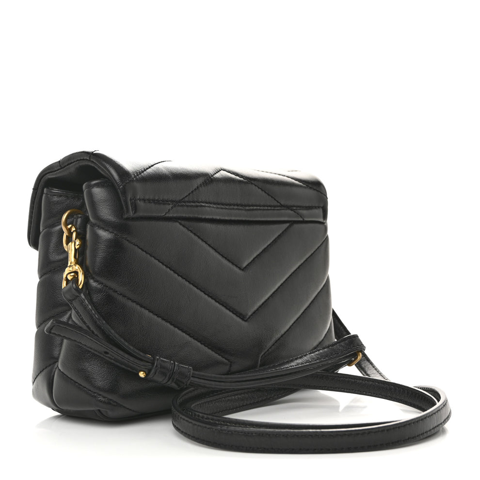 Saint Laurent Calfskin Y Quilted Monogram Toy Loulou Crossbody Bag ...
