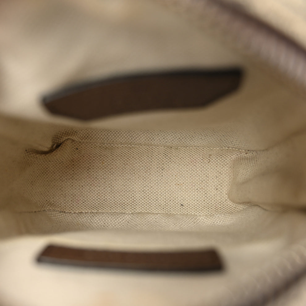 Gucci GG Supreme Monogram Web Mini Ophidia Double Zip Messenger Bag ...