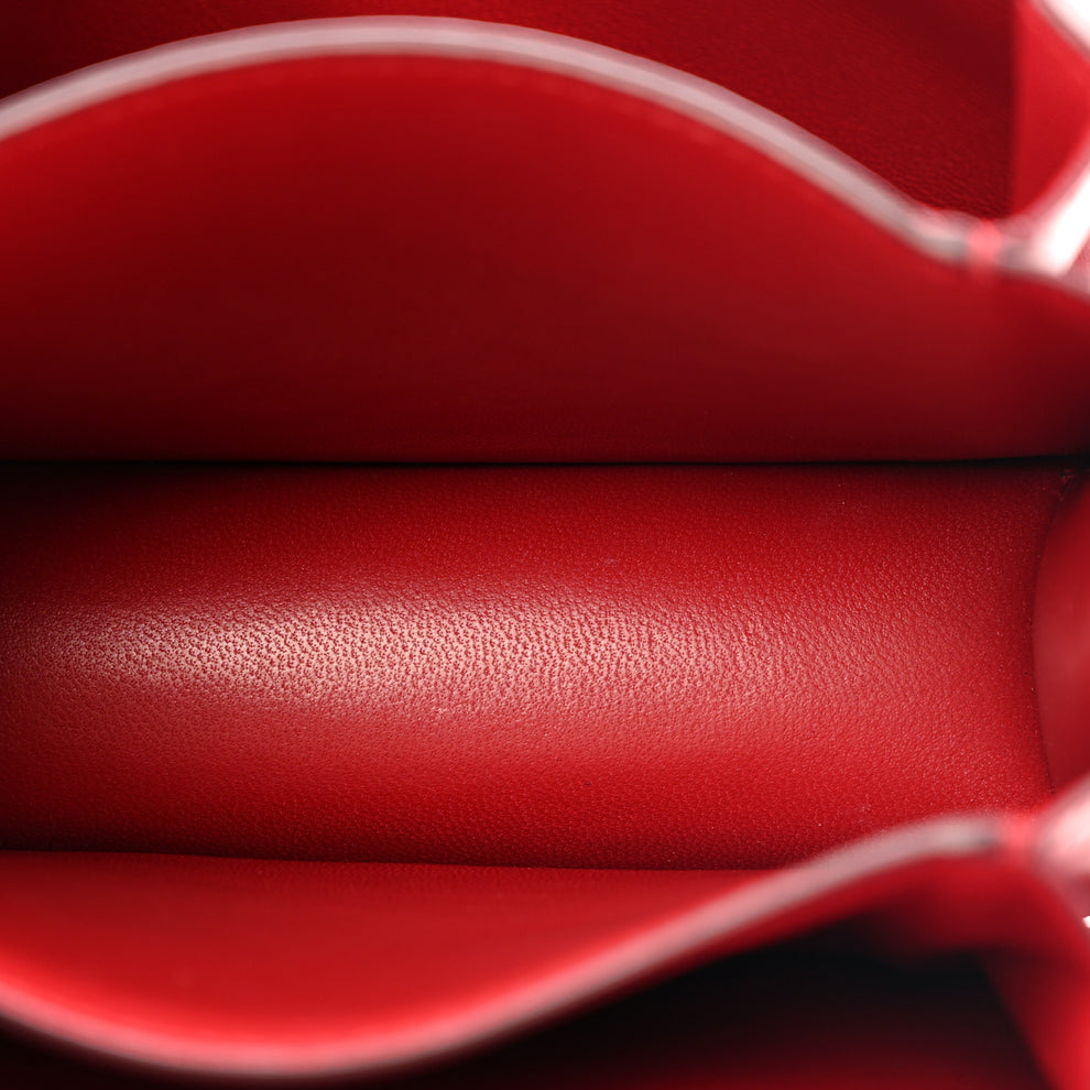 Celine Smooth Calfskin Small Classic Box Flap Bag Red 1787087 ...