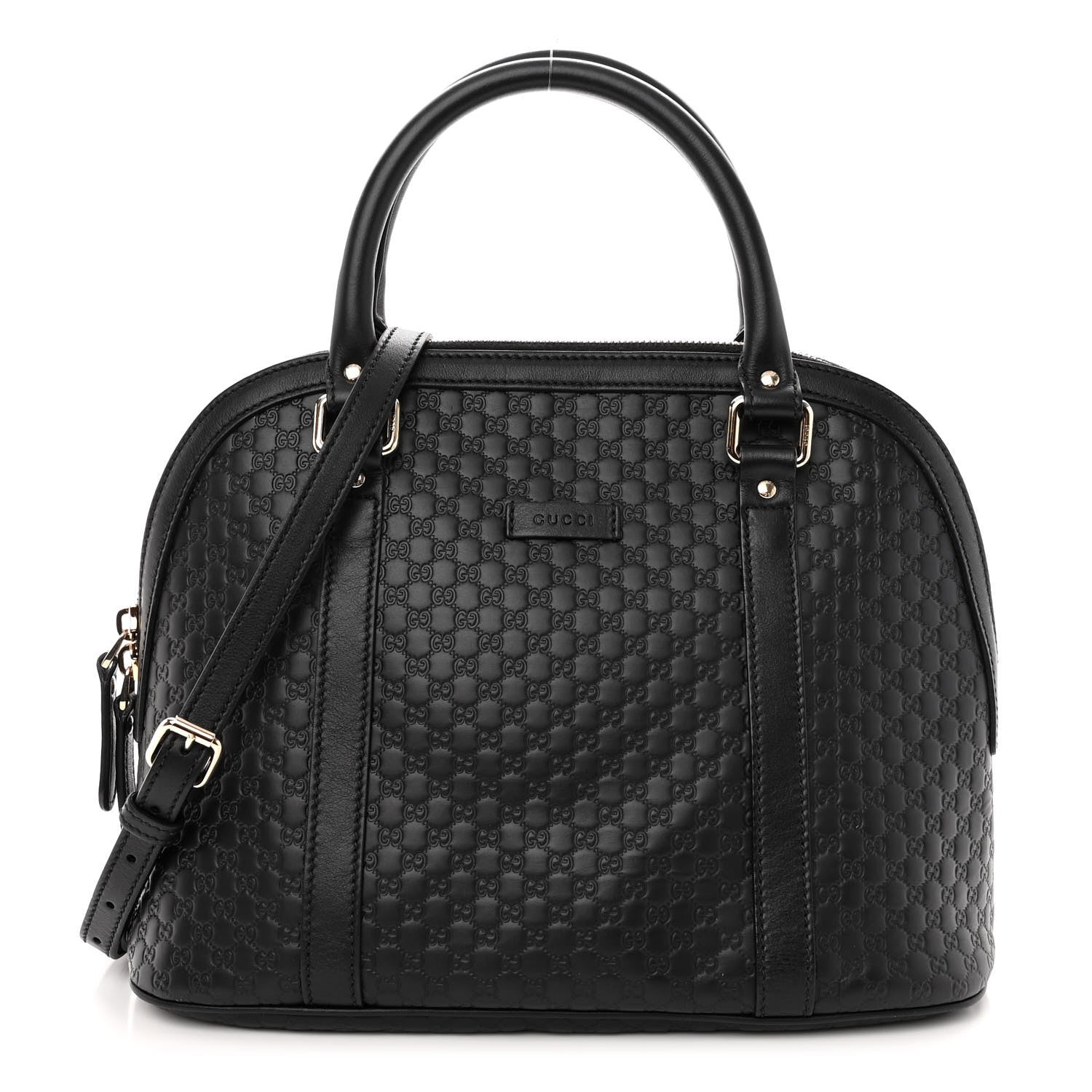 Gucci Microguccissima Medium Dome Bag Black 1424970 – FASHIONPHILE