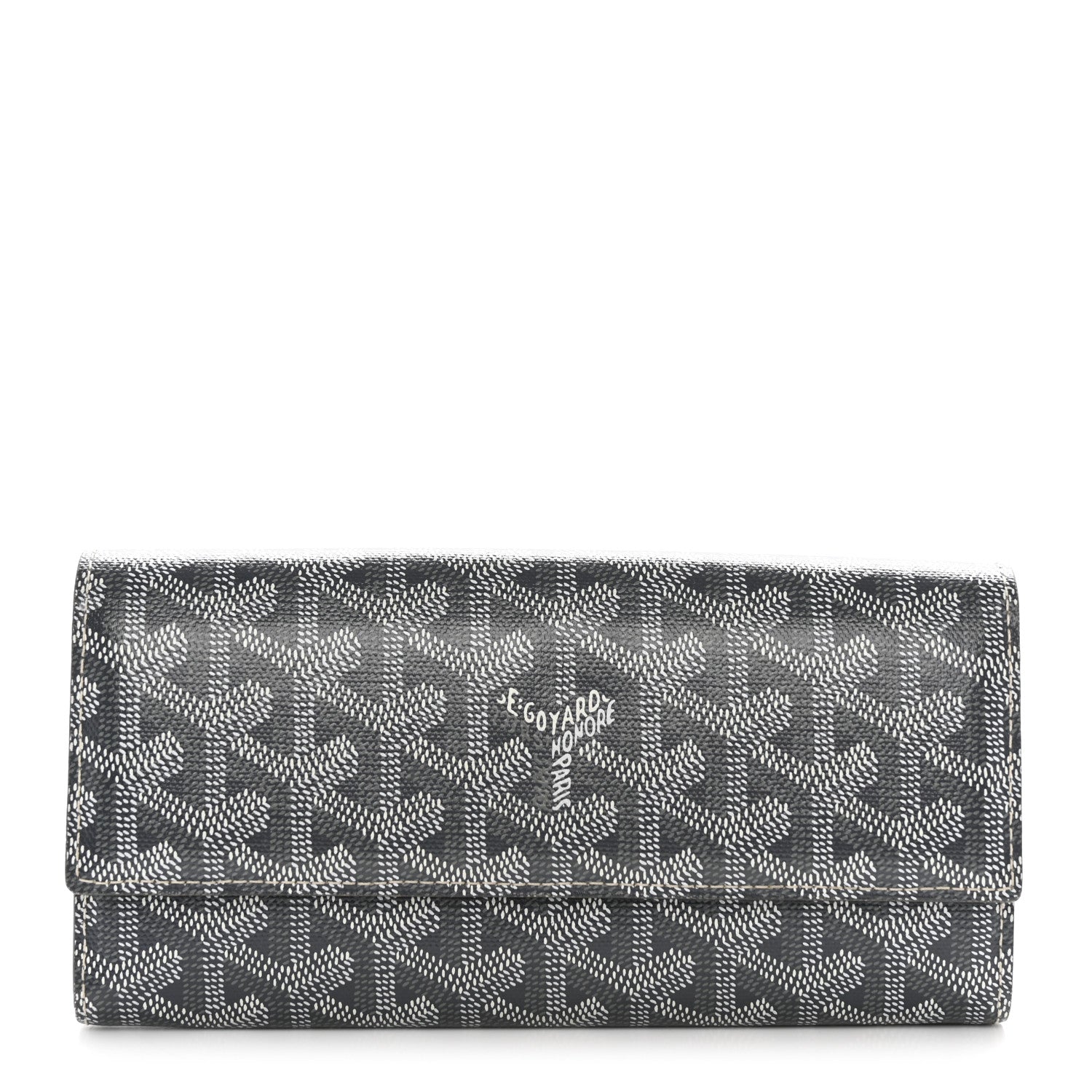 Goyard Goyardine Varenne Long Wallet Grey 1421168 – FASHIONPHILE