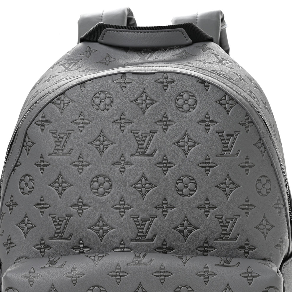 Louis Vuitton Calfskin Monogram Shadow Discovery Backpack Anthracite ...