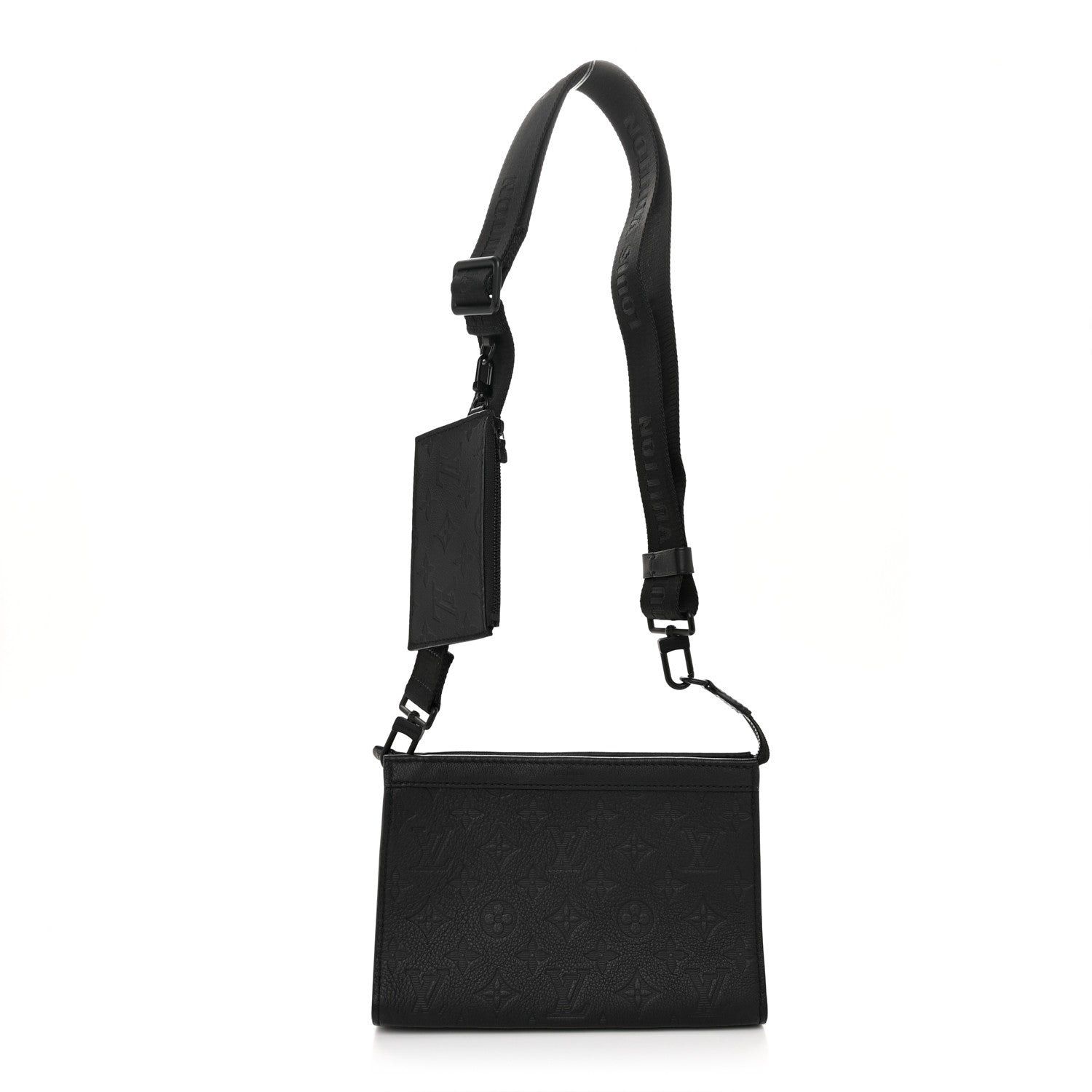 Louis Vuitton Calfskin Monogram Shadow Gaston Wearable Wallet 1533050 ...